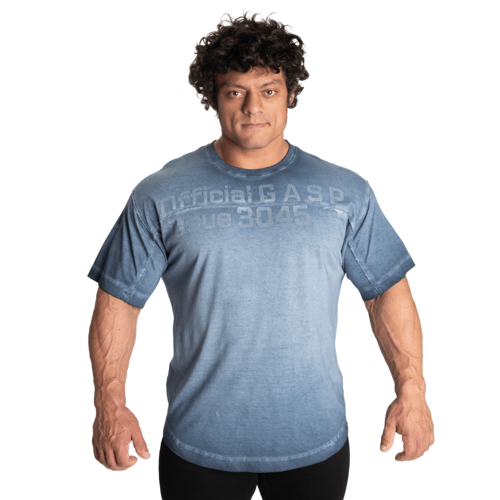 GASP Yoke Original Tee - Ocean Blue - Urban Gym Wear