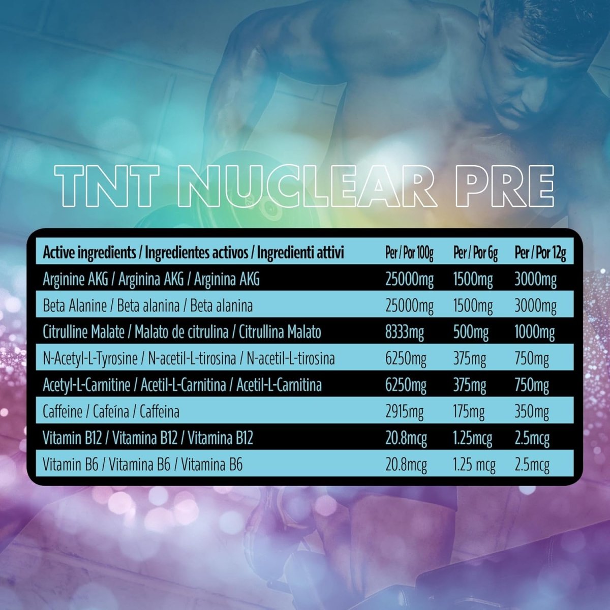 NXT Nutrition TNT Nuclear PRE 240g - Urban Gym Wear