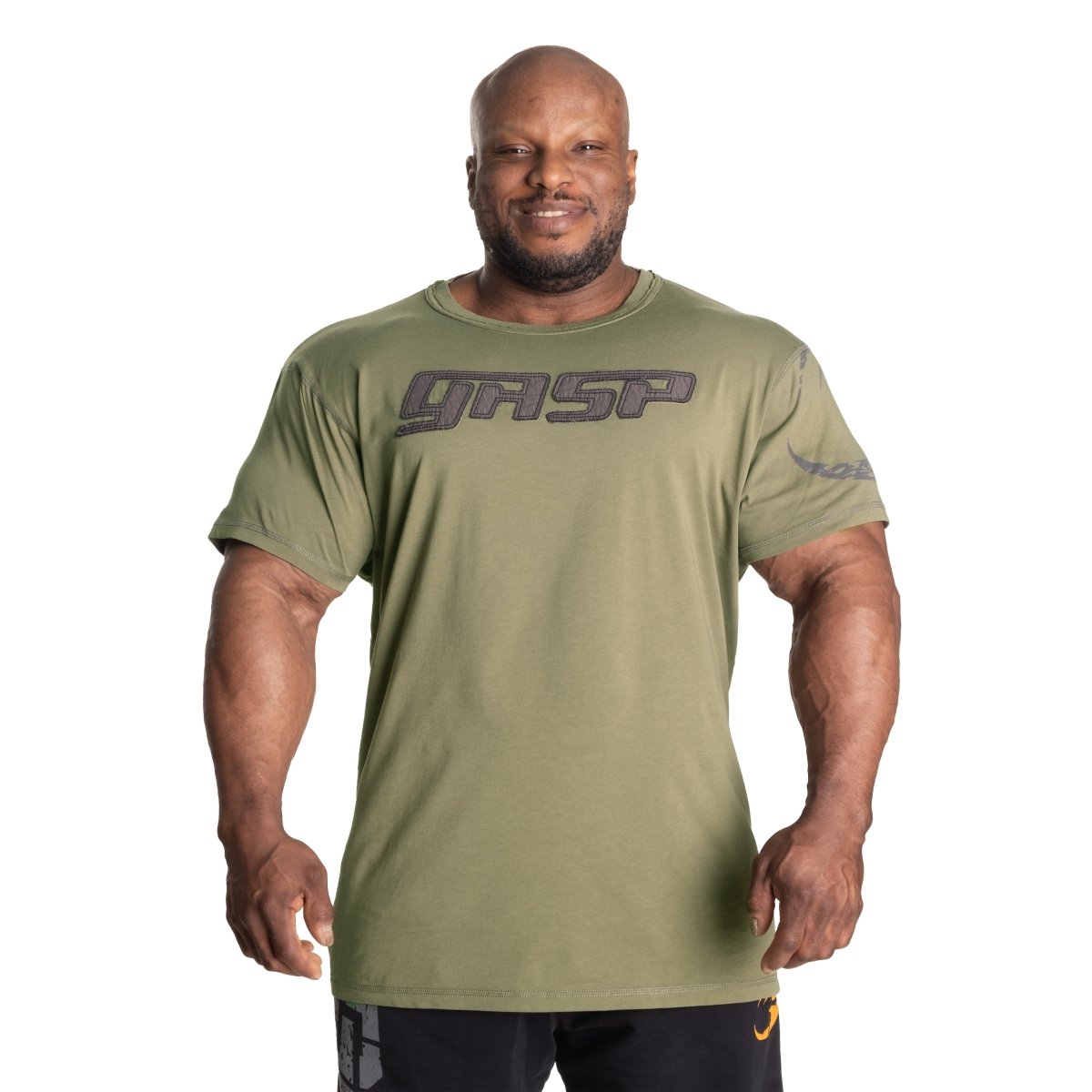 GASP Pro Logo Tee - Washed Green - Urban Gym Wear
