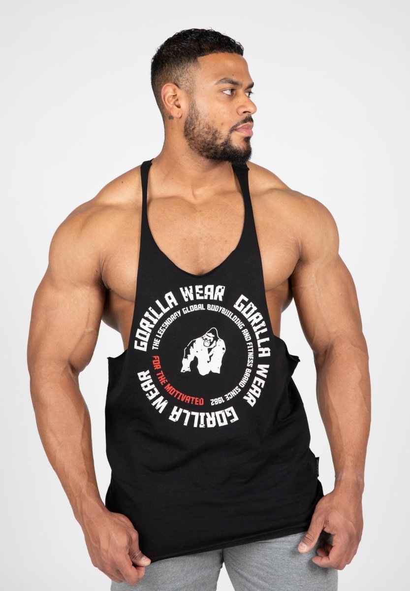 Gorilla Wear Melrose Stringer - Black - Urban Gym Wear